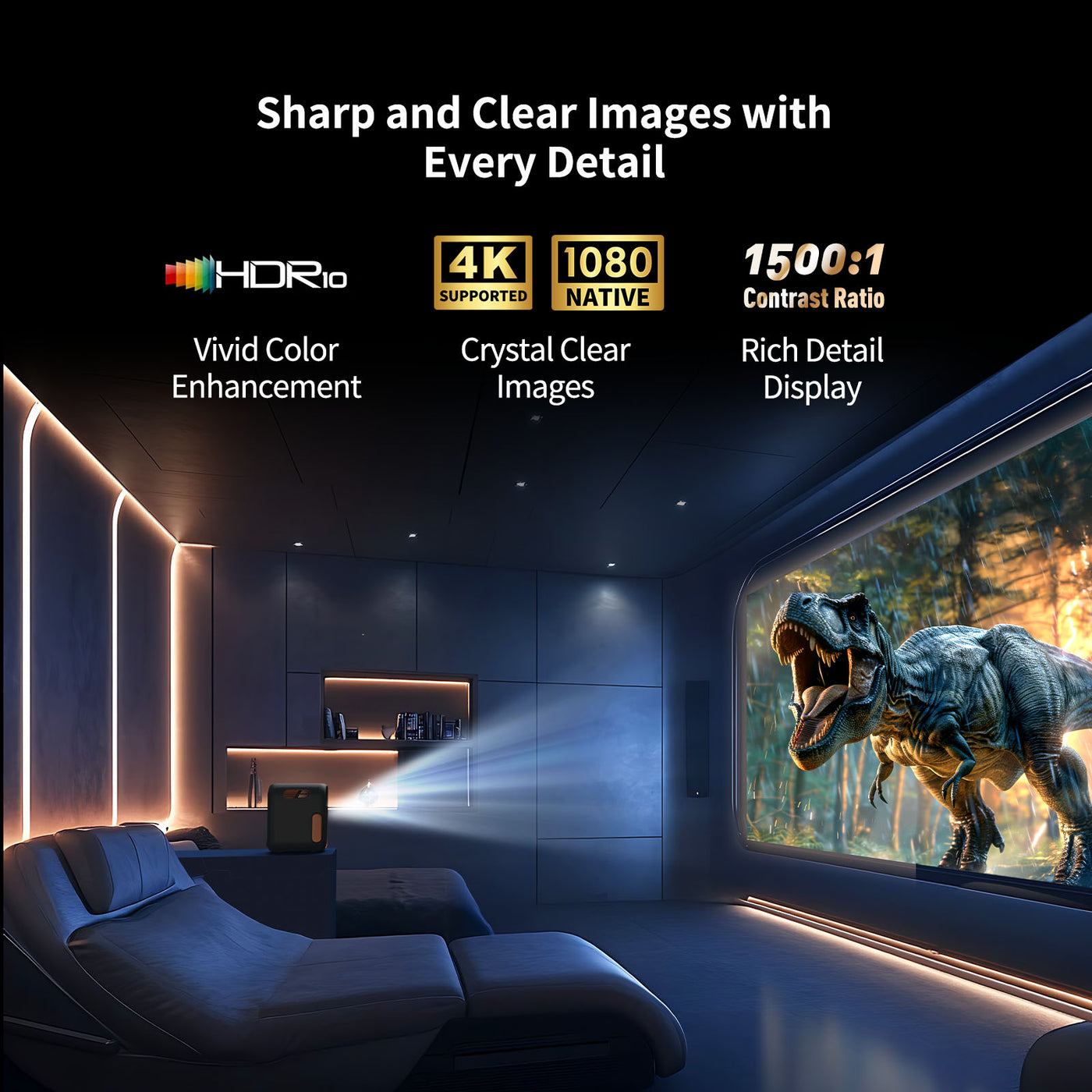 WEMAX VP01 Google TV Projector with Licensed Netflix – WEMAX Official